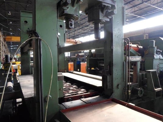 96" x .5" Delta, 60000 lb., backed-up flattener, 5" dia. corrective ...