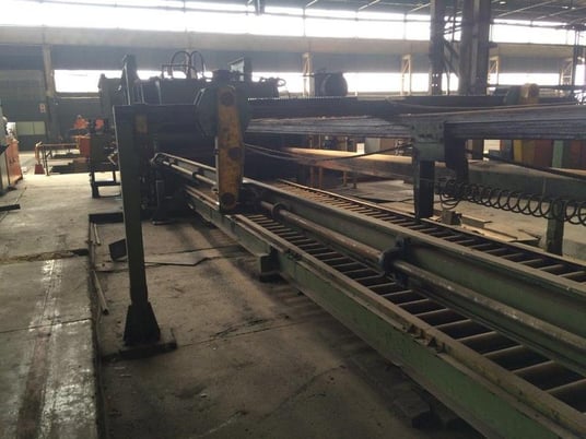 96" x .5" Delta, 60000 lb., backed-up flattener, 5" dia. corrective ...