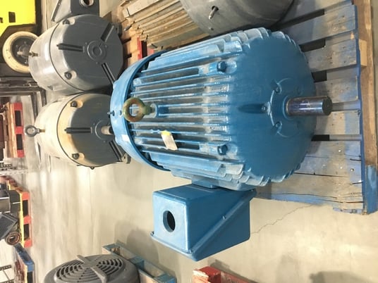 150 HP 3750 RPM Baldor, Frame 445TS, TEFC, BB, electrically OK, 460 ...