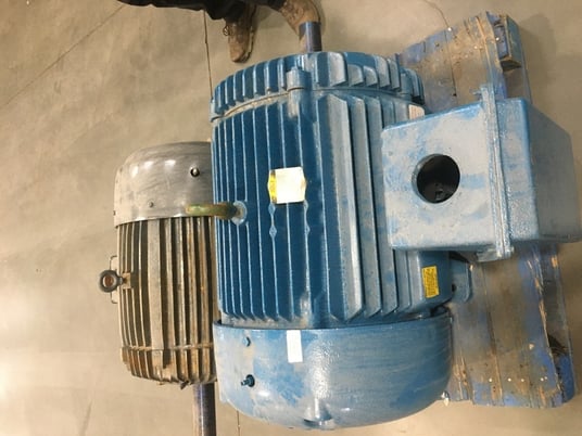 150 HP 3750 RPM Baldor, Frame 445TS, TEFC, BB, electrically OK, 460 ...