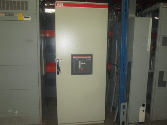2000 Amps, ABB, S8D, SACE S8,3P, 600 Volts, manually operated, part ...