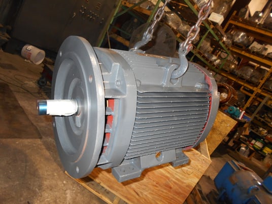 40 HP 1800 RPM General Electric, Frame 324TSD, ODP, rebuilt, 230/460 ...