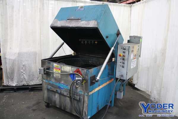 ADF #200, rotary parts washer, 36" basket, 0-200°, electric heater, 9 ...