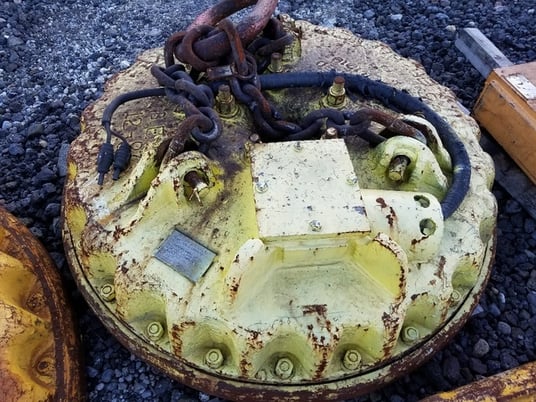 55" Magnatech scrap handling magnet, used for Sale | Surplus Record