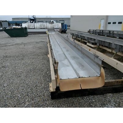 24" wide x 27' long, Cardwell #Vib-O-Vey, Stainless Steel vibrating ...