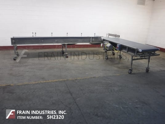 24" wide x 8' long, Intralox #ARB, activated roller belt conveyor ...