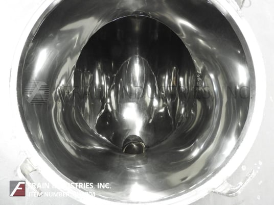 40 cu.ft. Patterson, Stainless Steel twin shell mixer, bolt down covers ...