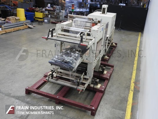 Arpac #105-24, inline, intermittent motion, shrink bundler and tunnel ...