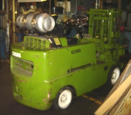 8000 lb. Clark & Lewis #C80, Forklift, side shift, LP, hard tire ...