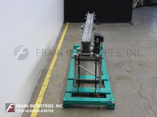 6" wide x 142" long, Sidel, Stainless Steel tabletop conveyor, 47 ...