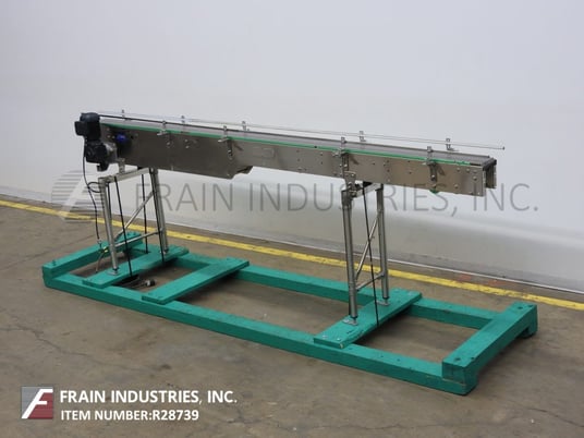 6" wide x 142" long, Sidel, Stainless Steel tabletop conveyor, 47 ...