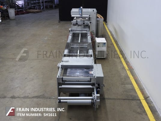 Multivac #R5200, inline, intermittent motion, roll-stock, form, fill ...