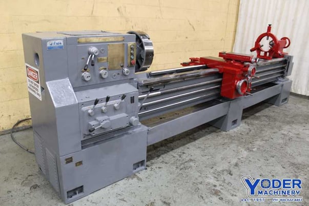 20"/32" x 120" Tarnow Polamco, gap bed engine lathe, inch/metric, 4-jaw ...