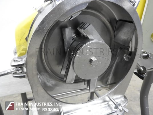 Fitzpatrick #JT, 316 Stainless Steel homoloid mill, 12" ID x 3" deep ...