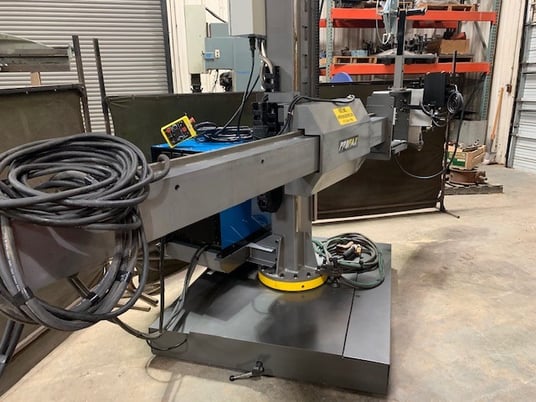 6' x 6' Profax #WM-66, sub-arc welding manipulator,variable speed, 440 ...