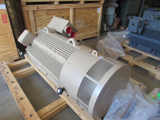 600 HP 1800 RPM General Electric, Frame 5012/5013S, TEFC, BB, new, 2300 ...