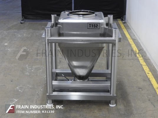 17.65 cu.ft., Tote Systems #500L, 316 Stainless Steel, 500 liter ...