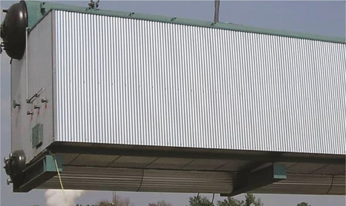 115000 PPH Nebraska #N2S-6-080, skid mounted watertube boiler, 400 psi ...