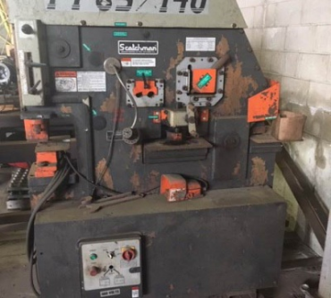 Scotchman #FI-85/140FI-8507-14M, 85 ton, 7" throat, angle shear, flat ...