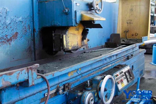20" x 96" Mattison surface grinder, 20" x18" table, 36" under wheel ...