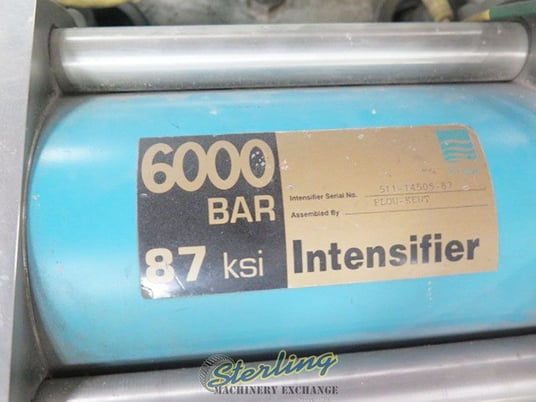 Flow Mach 4 4020B, HyperJet 100 87000 psi Hyper-Pressure intensifier ...