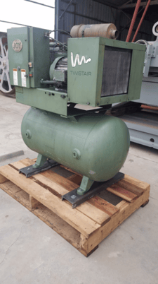 125 psi, Joy Twistair #TA-0TAN21 125, air compressor, S/N 148996 For ...