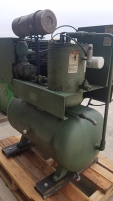 125 psi, Joy Twistair #TA-0TAN21 125, air compressor, S/N 148996 For ...