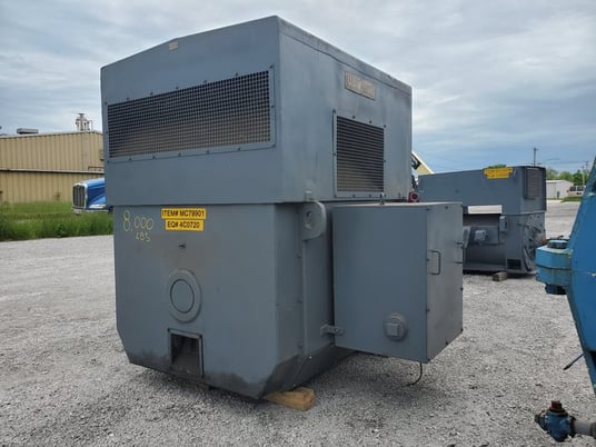 500 HP 505 RPM U.S. Motors, Frame 7007S, weather protected enclosure ...