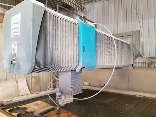 Flow #IFB-612, waterjet cutting system, 6' x 12', FlowMaster PC Control ...