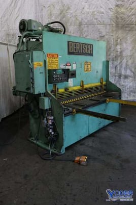 .25" x 6' Bertsch #S-250072640, power squaring shear, 48" front ...