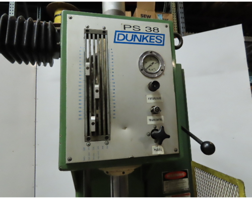 10 Ton, Dunkes #HZVT-10, C-frame single column hydraulic press, 8 ...