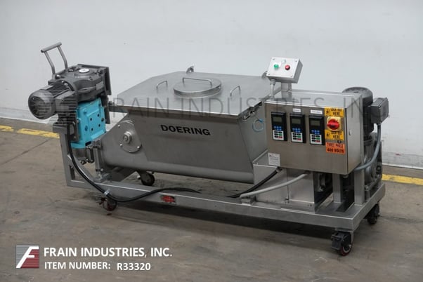 Doering #5PFL, Stainless Steel, twin screw pump feed system, control ...