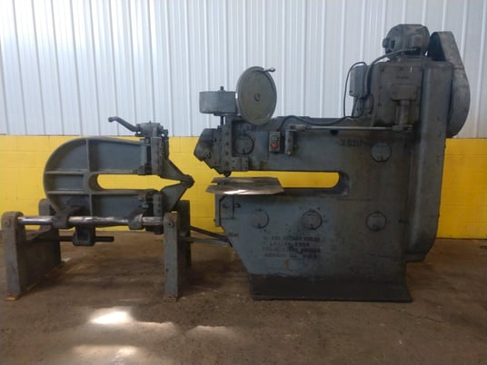 Kling #250, 1/4" x 36" rotary circle shear, 36" throat, 3/16" joggles ...