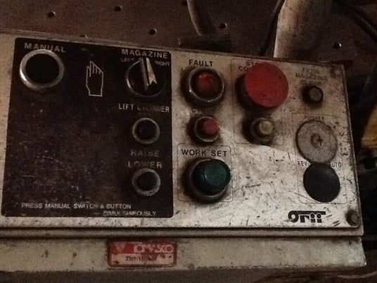 Blank Loader, Orii #YLB-50, 2 station, 12" x12" max blank size, L to R ...