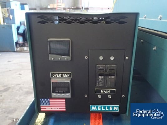 Split Tube Furnace, Mellen #SC11-2X30-1Z, 2" diameter x 30" long, rated ...