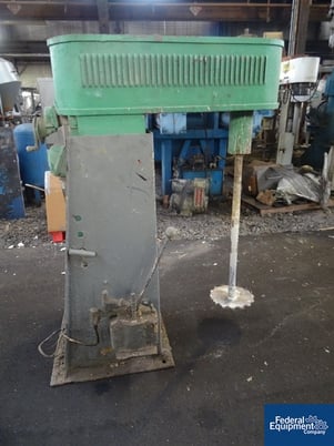 10 HP Hockmeyer, Disperser, Stainless Steel shaft and blade, tilt back ...