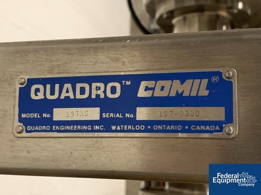 Quadro Comil #197AS, Stainless Steel, with beater, 2 hp, 230/460 volt ...