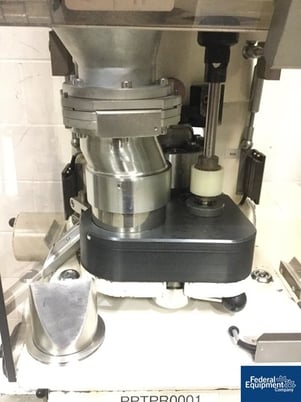 4 Ton, Korsch #PH106-DMS, tablet press, 6-station, 40 KN compression ...