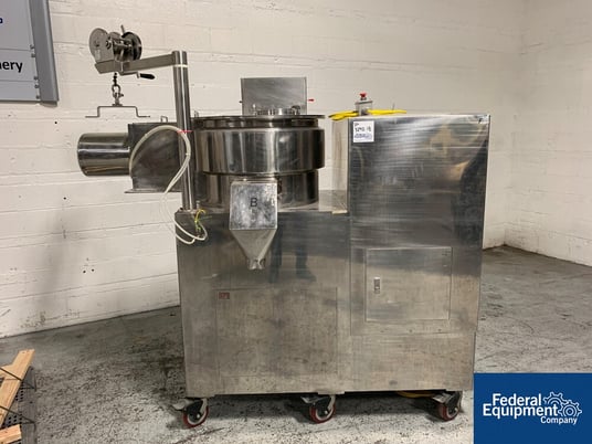 Fuji Marumerizer Spheronizer #QJ700, Stainless Steel, jacketed bowl, S ...