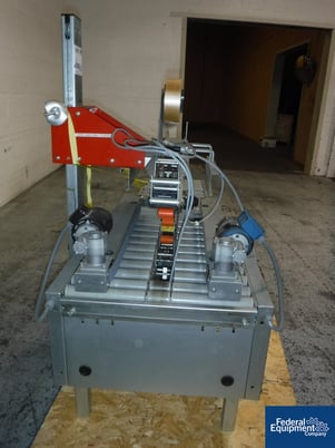 SOCO Systems #T-10, Box taper, upper and lower taping heads, 380 volts ...