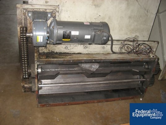 48" Cumberland #62B, dual feed hopper w/rear mounted paddle infeed, 3 ...