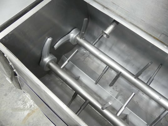 150 gallon Tokyo Menki #MW150, Stainless Steel dual shaft mixer, 8 ...