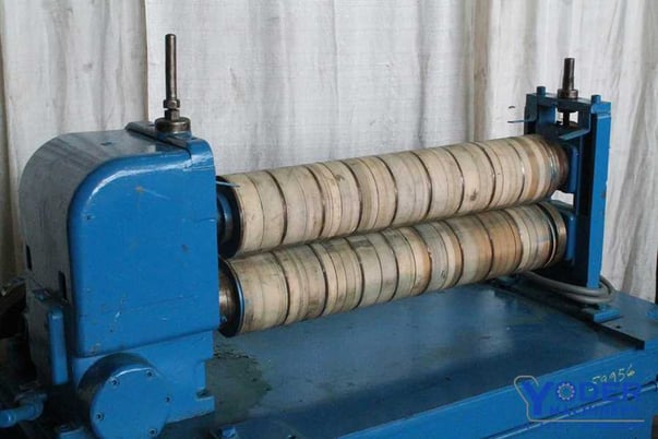 40" Yoder #40, slitting head, 7" roll diameter, 3" roll adjustment, 10 ...