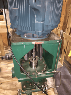 130 GPM, CPC Dilbit feed pump #VP-CX, type OH4, 125 HP Baldor motor ...