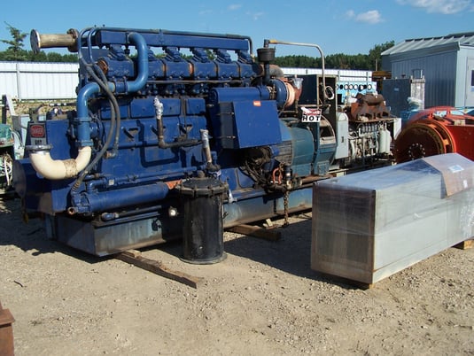 670 HP @ 1200 RPM, Waukesha #F3521GSI Core, Natural Gas Engine, ext oil ...