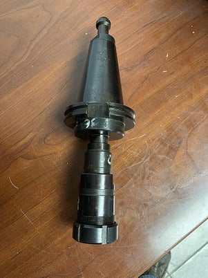 Tapping Head, Sandvik #50MM-VF-12542 Cat 50 collet chuck, #104454 (3 ...