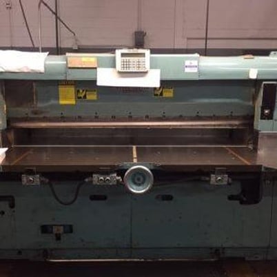 Harris Seybold #CJH-MS, guillotine cutter with computer For Sale ...
