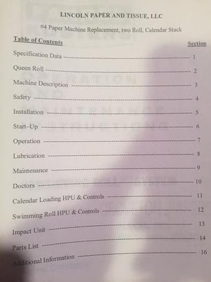 Farrel Kusters, 118" 2 roll calendar stack, 1000 PLI, 24" OD queen roll ...