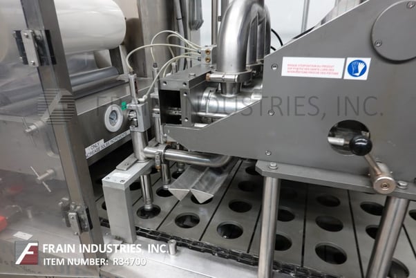 Holmatic #PR4, automatic, 4-up, cup filler, die cutter, heat sealer ...