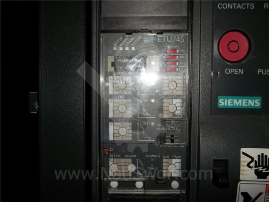 1600 Amps Sa Wll2a316tgdxxxxxa Mo/do (wll2) Etu745 Lsi With Gfm Alarm ...